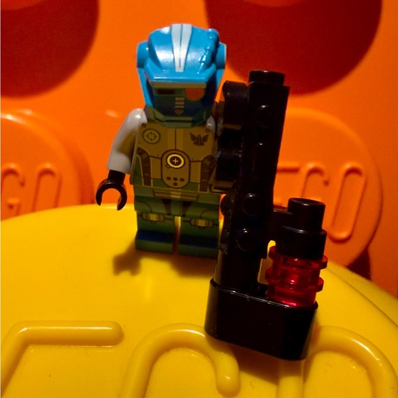 Lego | Toys | Lego Space Dark Azure Robot Sidekick Minifigure | Poshmark